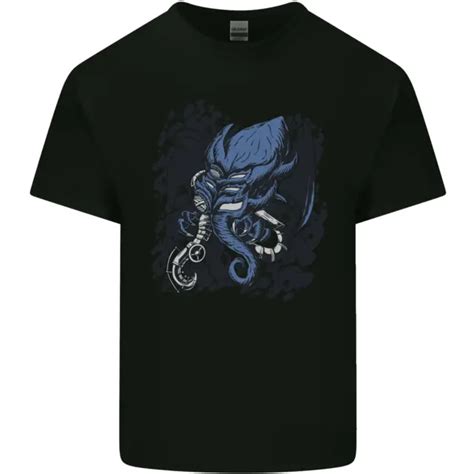 Cyberpunk Cthulhu Kraken Pieuvre Homme Coton T Shirt Eur 1342