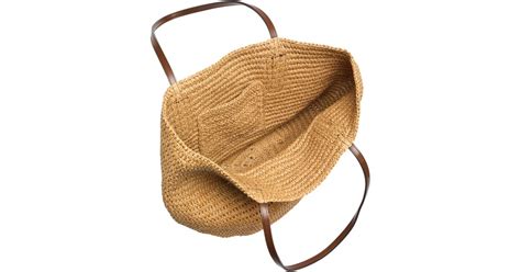 Jcrew Straw Market Tote In Natural Lyst