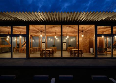 Cafeteria With Exposed Timber Structure By Niji Architects Dezeen