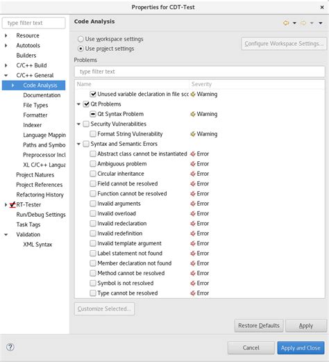 Eclipse Plugin Disable Syntax Errors In Cdt Project During Runtime