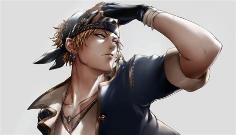Lock Cole Final Fantasy And 1 More Drawn By Orushibu Danbooru