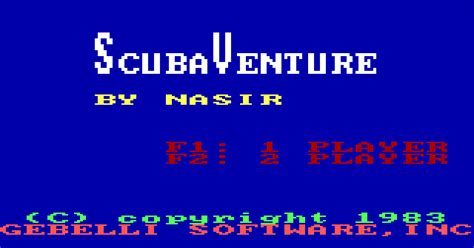 Nerdly Pleasures Ibm Pcjr Exclusive Games Scubaventure And Mouser