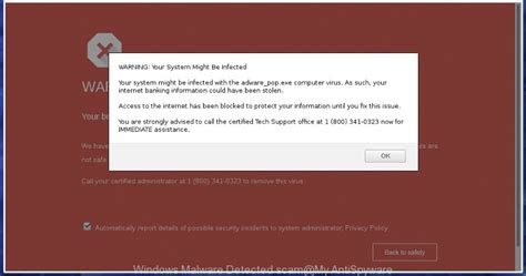 How To Remove Windows Malware Detected Popup Scam Removal Guide