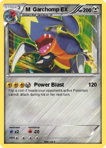 Pokémon M Garchomp EX Power Blast My Pokemon Card