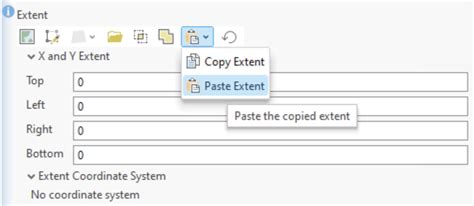 support copy paste extent between properties and g esri community