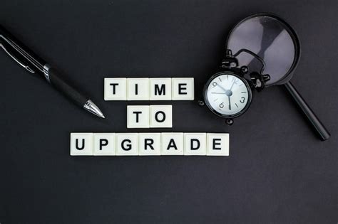 Premium Photo Bell Clock And Alphabet Letters With The Word Time To
