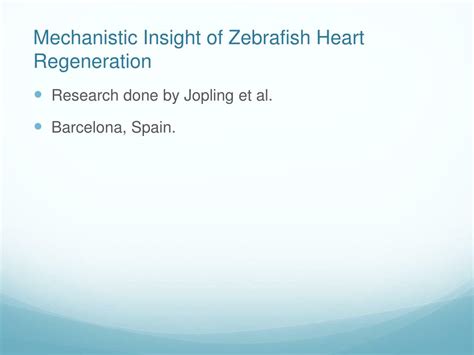 Ppt Zebrafish Heart Regeneration Occurs By Cardiomyocyte