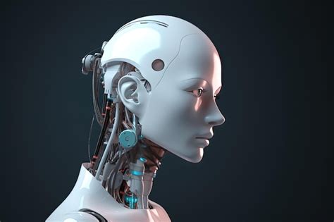 Premium Photo 3d Rendering Artificial Intelligence Robot Cyborg