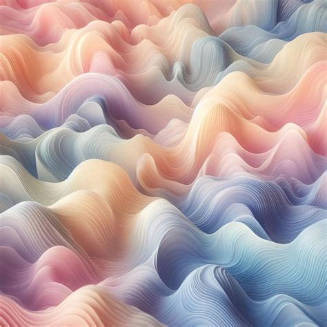 Premium Photo Smooth Pastel Clouds Waves Abstract Pattern Background