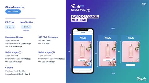 Swipe Carousel Viewable Display Teads Support
