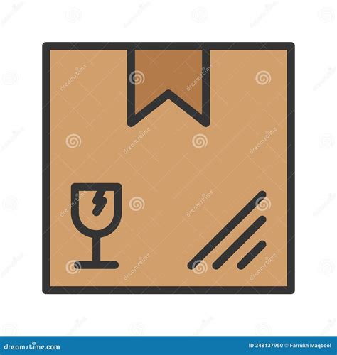 Fragile Icon Handle With Care Logistics Shipping Fragile Package Delivery Hands And Box