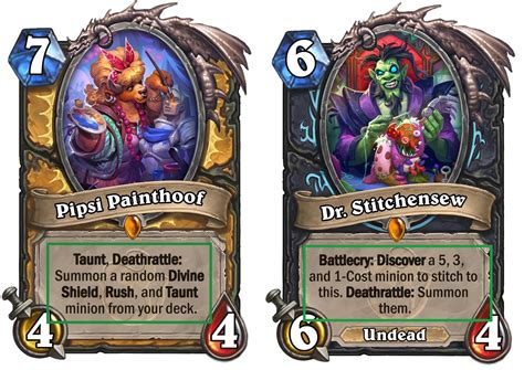 Dr Stitchensew And Pipsi Buff Suggestion R Hearthstone