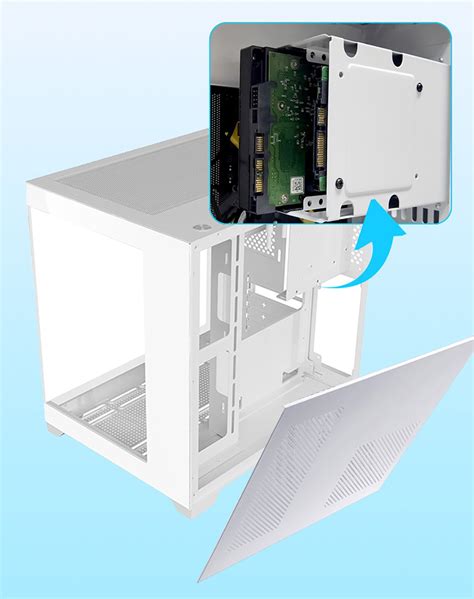 Diypc Diy Cube01 Bk Black Usb3 0 Frameless Dual Tempered Glass Micro Atx Gaming Computer Case W