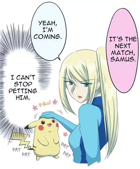 Samus And Pikachu Imgur Komik Komik şeyler Anime