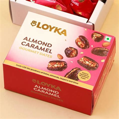 Loyka Almond Brittle Gourmet Dates Box 100 G At ₹ 220 Kg In Bengaluru