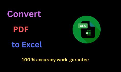 Convert Pdf To Excel Scanned Image To Excel By Omexcel Fiverr