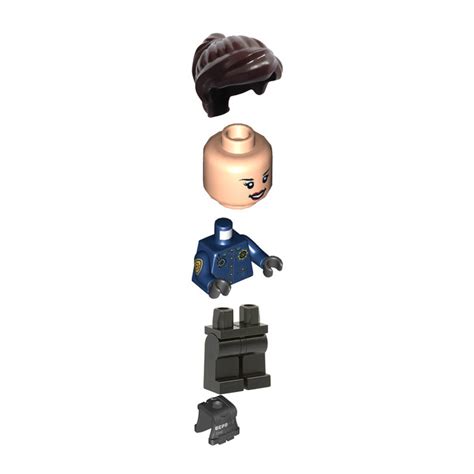 Lego Gcpd Female Officer With Swat Vest Minifigure Brick Owl Lego