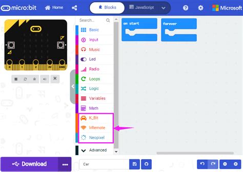 Makecode Tutorial — Microbit Robot Documentation Makecode Tutorial — Microbit Robot Documentation