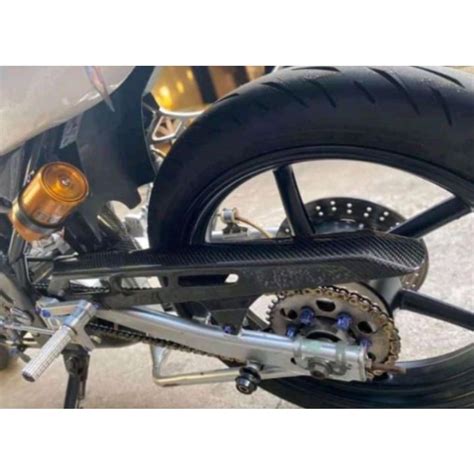 Jual Part Karbon Kevlar Ninja Rr Aerskoptutup Rante Kaver Shock