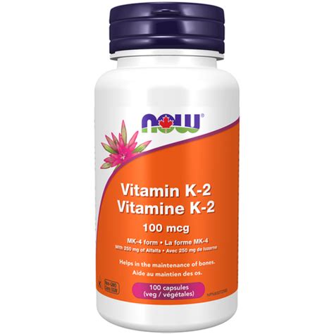 Buy Now Vitamin K 2 100 Mcg Capsules 100 Count Sobeys Inc