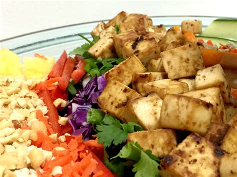 Baked Peanut Tofu Gluten Free Vegan In Johnnas Kitchen