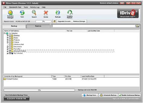 IDrive Online Data Backup Facility With Up To 10GB Free Space