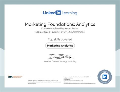 Akram Ansari On Linkedin Certificate Of Completion