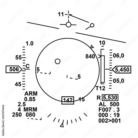 Lockheed Martin F Fighting Falcon Heads Up Display Hud Symbology
