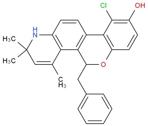 10 Chloro 2 2 4 Trimethyl 5 Phenylmethyl 1 5 Dihydro 1 Benzopyrano 3
