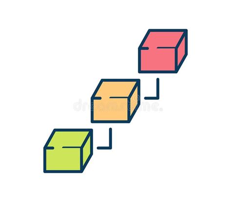 Connections Cubes Data Database Network Structure Stock Illustrations 8 Connections Cubes Data