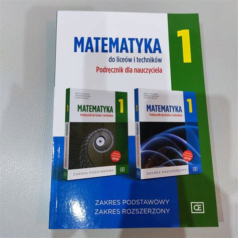 Matematyka 1 podręcznik dla nauczyciela Pazdro Szamotuły Kup teraz