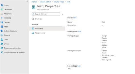 Microsoft Intune Roles Microsoft Qanda
