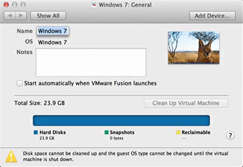 Can I Trim Down My Vmware Fusion Virtual Hard Disk