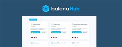 balenahub iot embedded device apps edge computing resources and