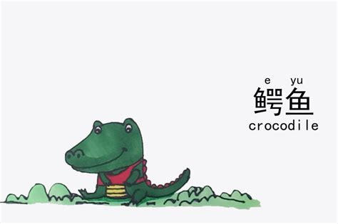 《儿童简笔画》小鳄鱼简笔画，只需要简单地几步就能画出来啦
