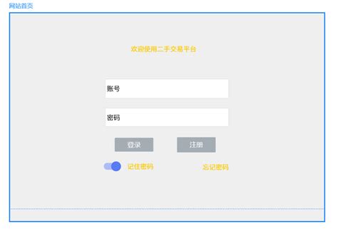 二手交易平台原型图 朝思慕雪 博客园