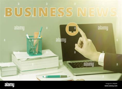 Conceptual Caption Business News Concept Meaning Commercial Notice