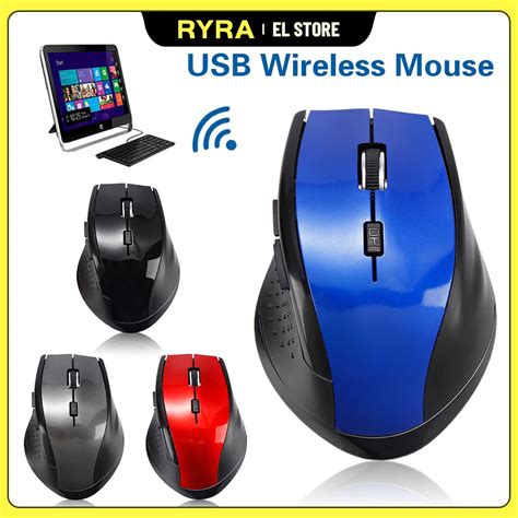 Ryra 2 4ghz Wireless Mouse Optical Mice With Usb Receiver Gamer 1200dpi