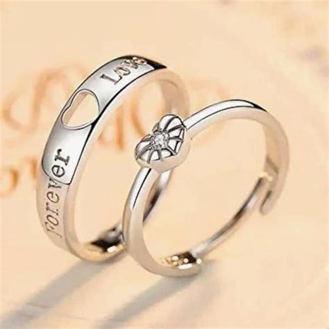 Forever Love Couple Rings Etsy