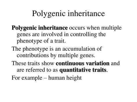 PPT Non Mendelian Inheritance PowerPoint Presentation ID 644582