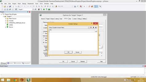 stm32f4 e keil uvision 5 create new project youtube
