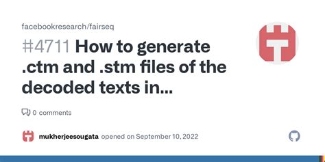 How To Generate Ctm And Stm Files Of The Decoded Texts In Wav2vec