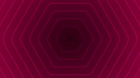 Animated Magenta Red Color Hexagon Shape Repeating Pattern Simple