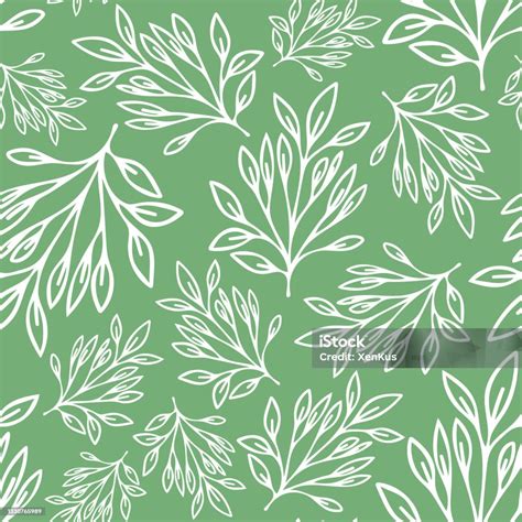 植物はシームレスな繰り返しパターンを残します イラストレーションのベクターアート素材や画像を多数ご用意 イラストレーション スクエア