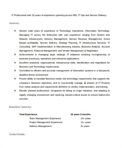 19 CV Format Template And How To Compose The Right Structure Template Business PSD Excel