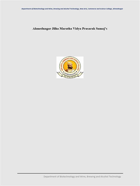 Msc Biotechnology Syllabus Pdf