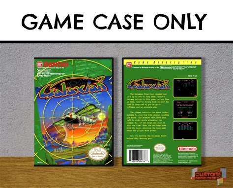 Galaxian Nes Nintendo Collectors Game Case Etsy