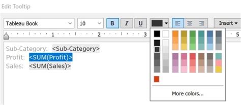 Going Deep With Tableau Tooltips Conditional Formatting InterWorks