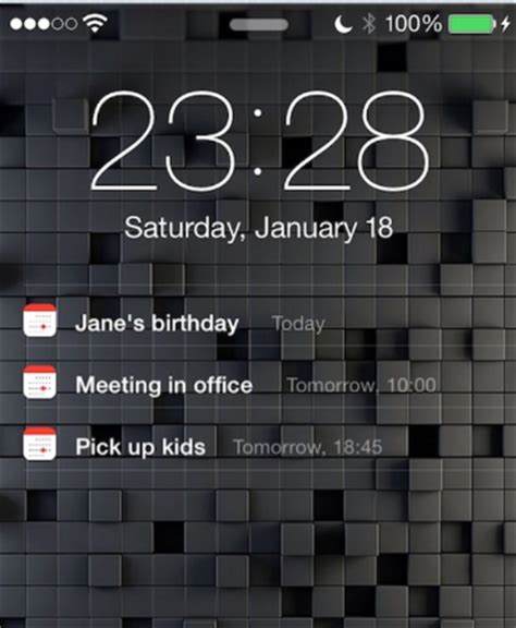Display Upcoming Calendar Events On Your IOS Lock Screen The IPad Guide