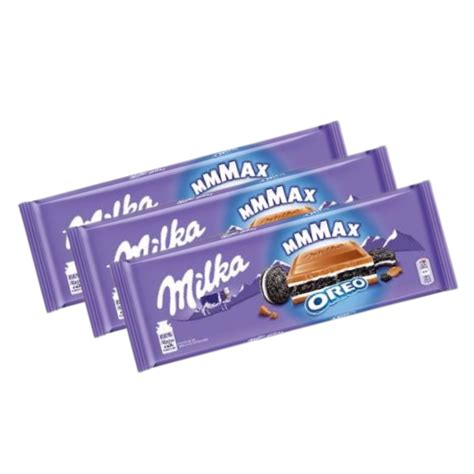 3 Unidades Chocolate Milka Oreo Barra 300g Shopee Brasil